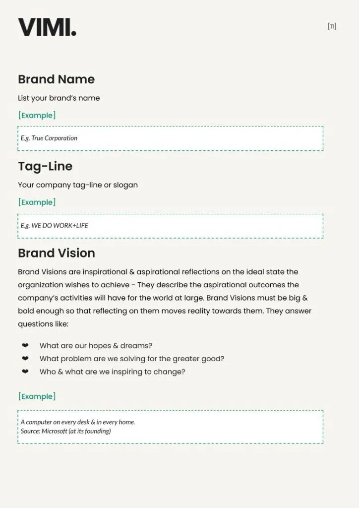 Get your free Brand Website Brief template | Bangkok's Friendliest ...